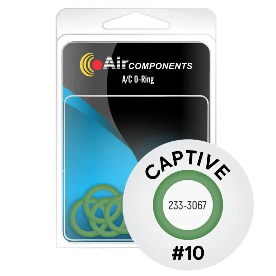 O-Ring HNBR #10 Captive GM ID 0.511 (12.37mm) OD 0.693 (17.61mm) 10 Pk ...