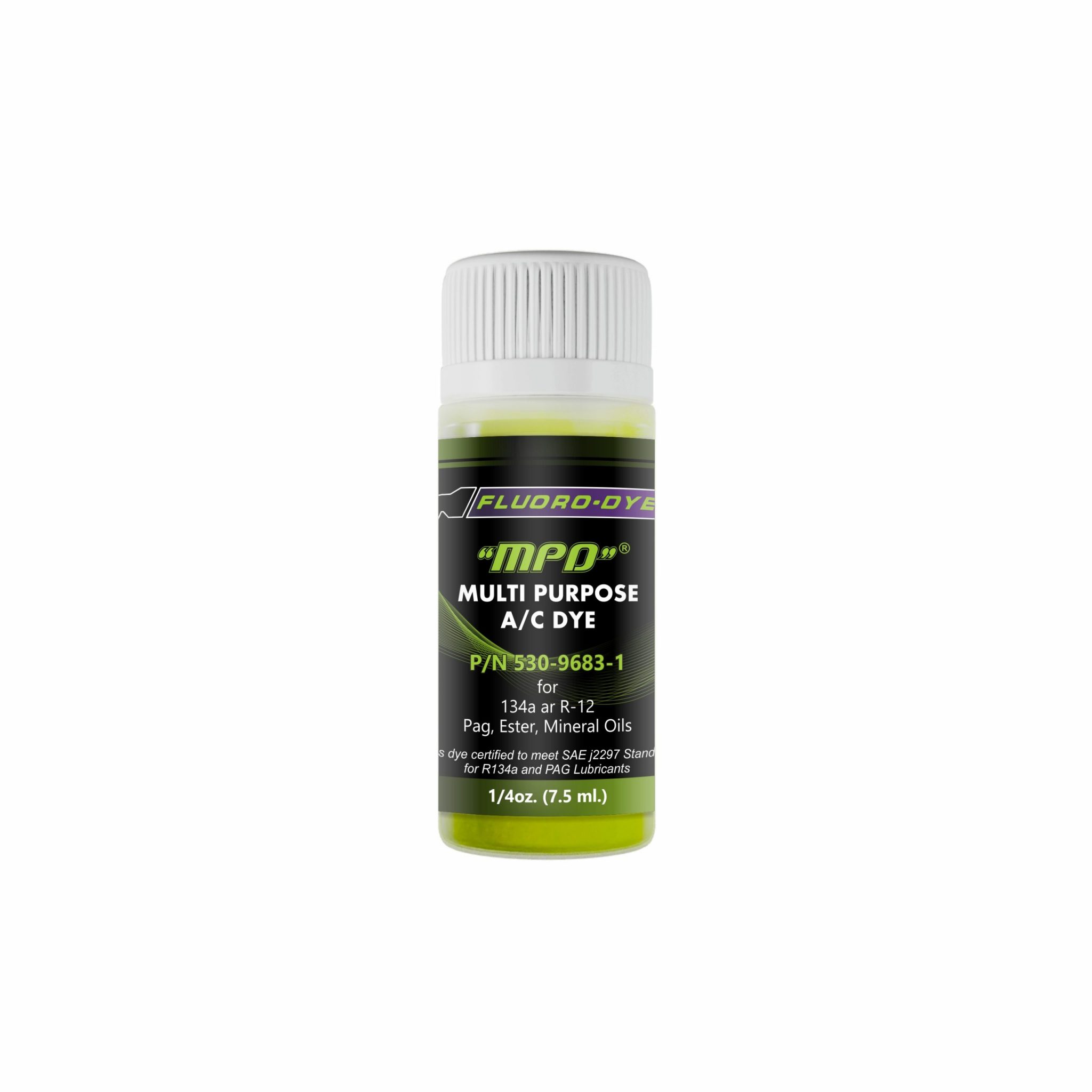 Fluoro-Dye MPD™ 134a & R-12 Universal A/C Dye 1/4 oz. (1 Application ...