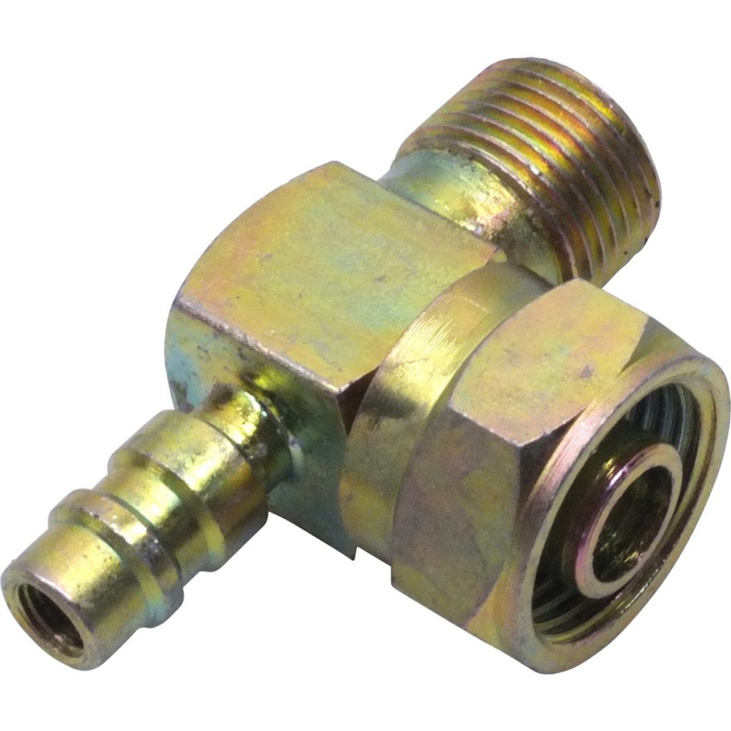 Compressor Service Valve Fitting 134A Tube-O x #10 Hose - Air Components