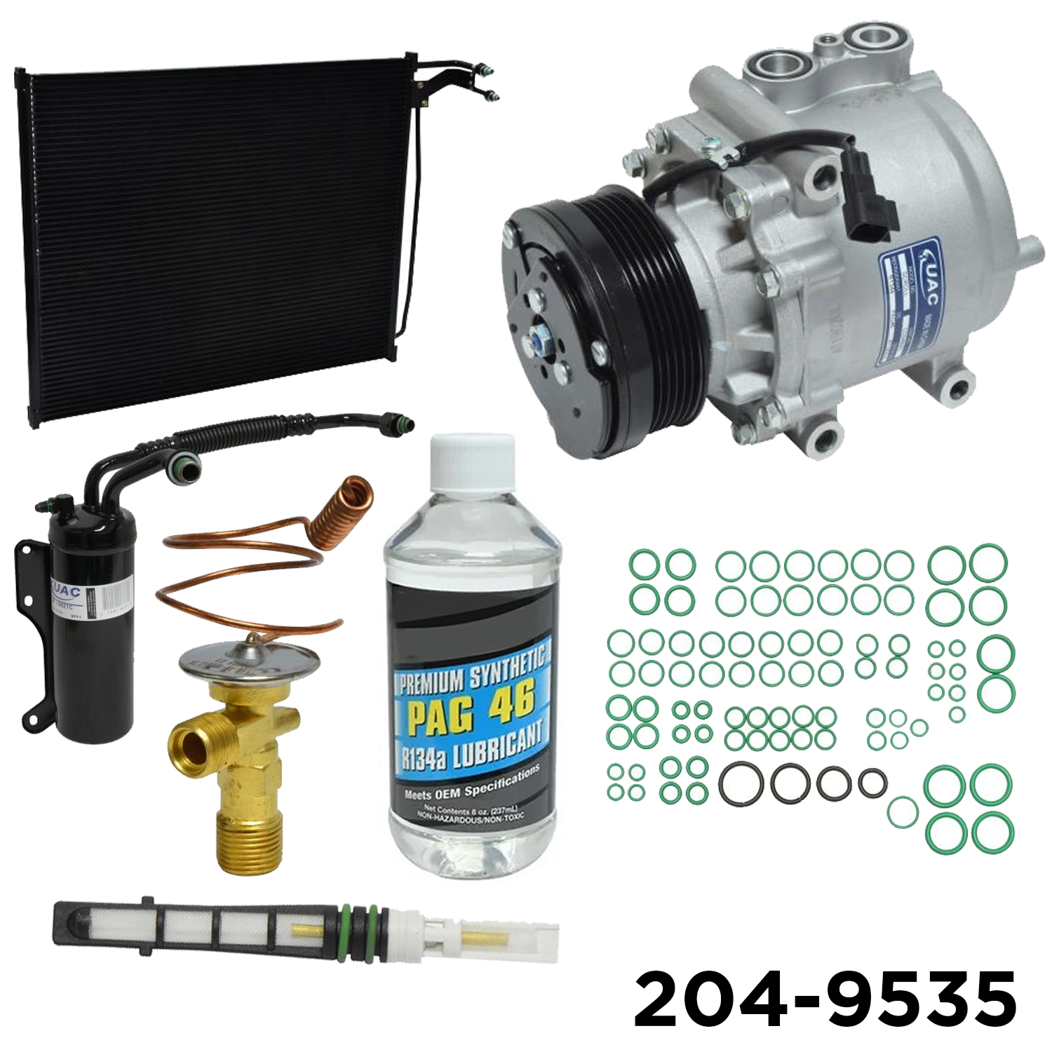 A/C Compressor Kit - Compressor-Condenser Replacement Kit - Air Components
